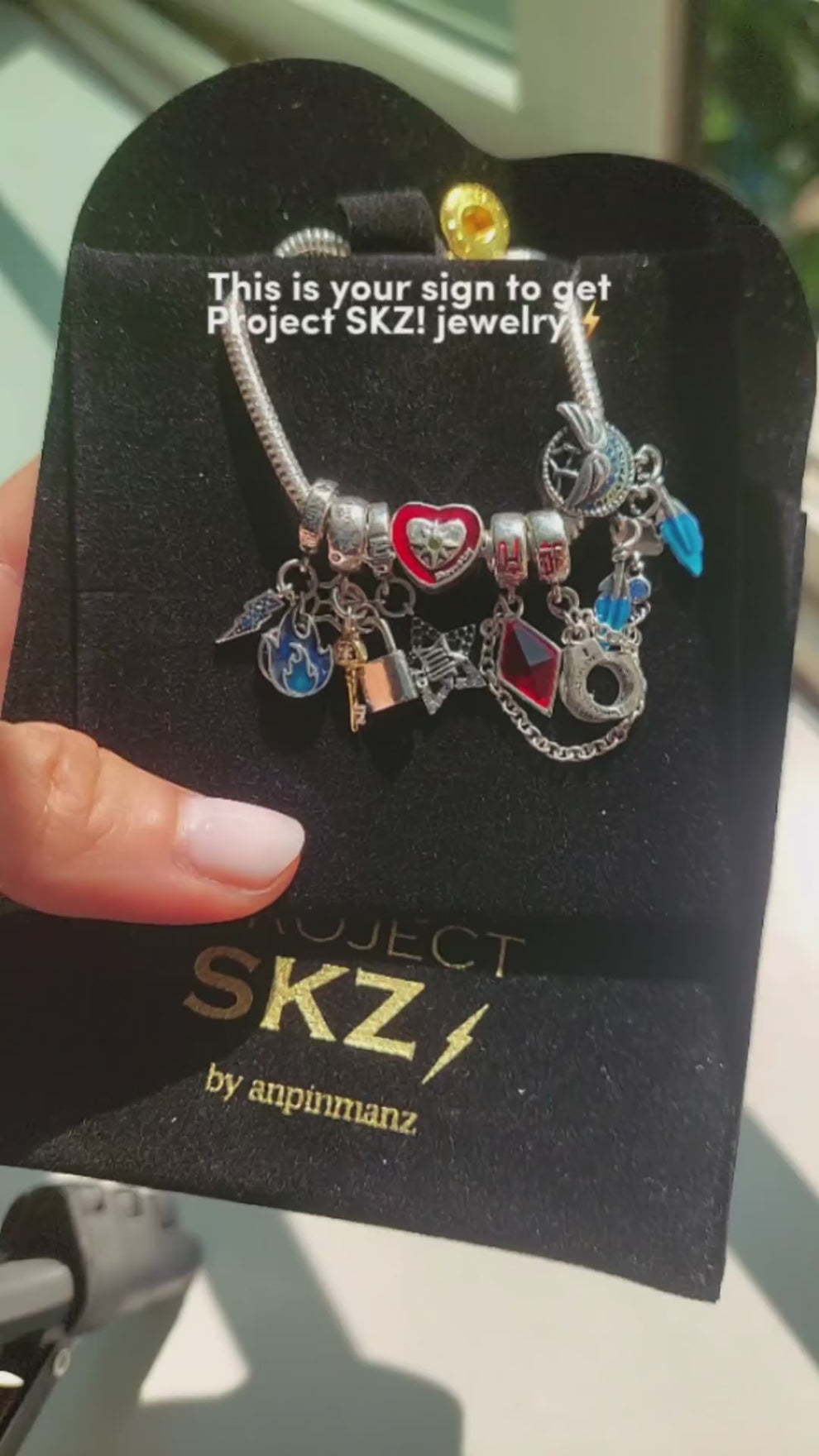 PROJECT SKZ! heart clasp bracelet – anpinmanz